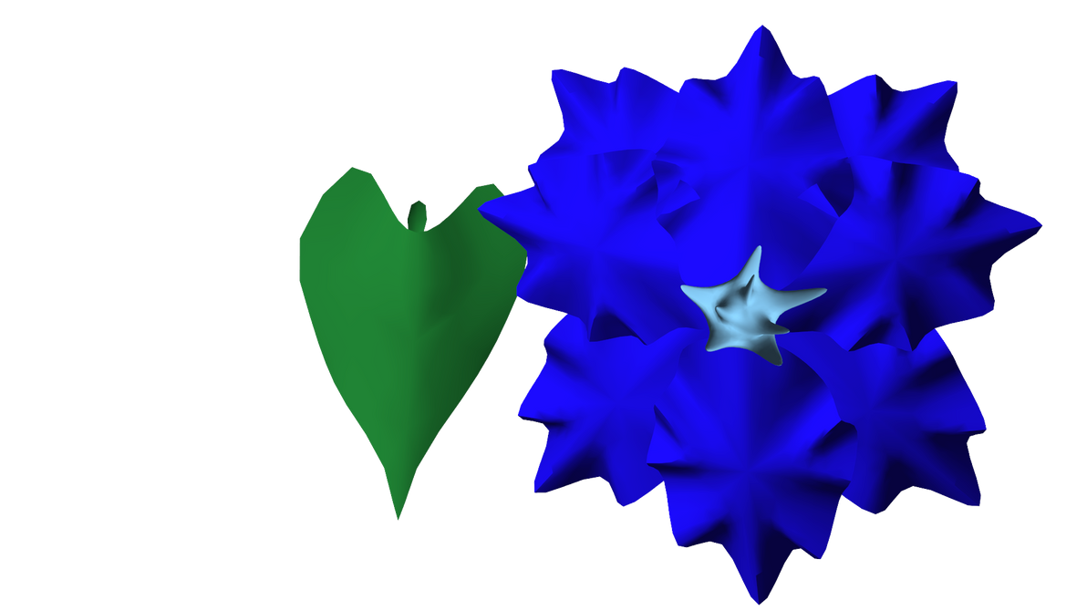 MMD Flowers leaf set X files by mbarnesMMD on DeviantArt