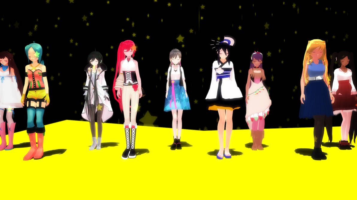 MMD UTAU BAAM - Yozane Iimo, Myojo Odoriko... by mbarnesMMD on DeviantArt