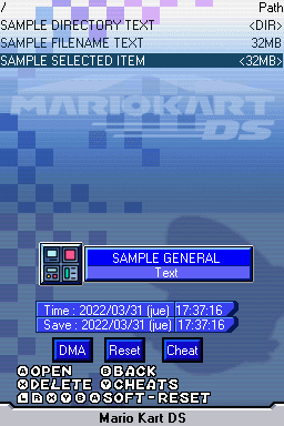 Mario Kart DS theme for YSMenu by Salkazapr on DeviantArt