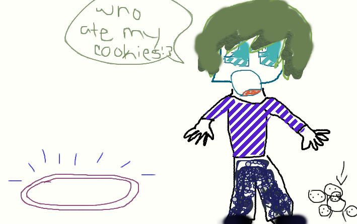 Who ate my cookies!? by SparklingHeart12 on DeviantArt