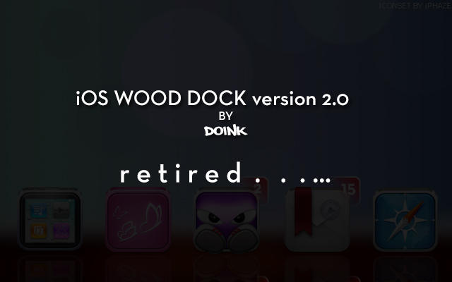 iOS Wood Dock by d0ink on DeviantArt