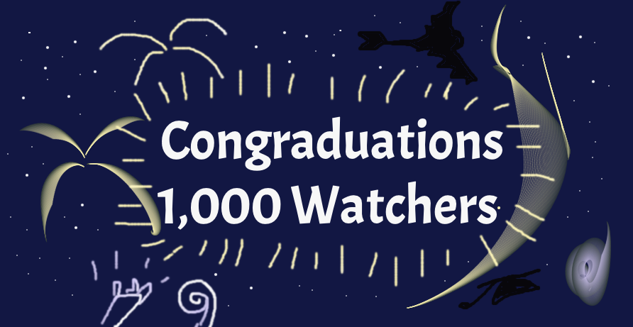1000 watchers by 13mcjunkinm on DeviantArt