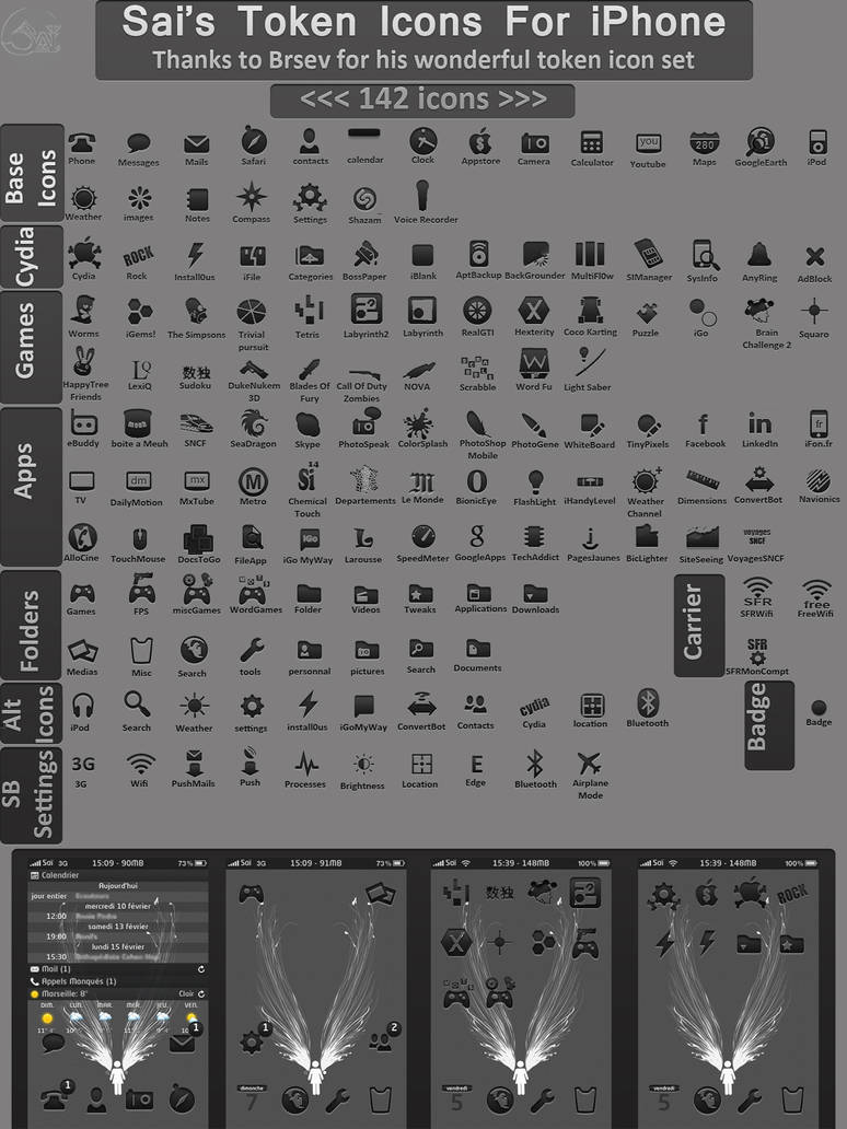 Sai's Token Icon Set by Sensei-Sai on DeviantArt