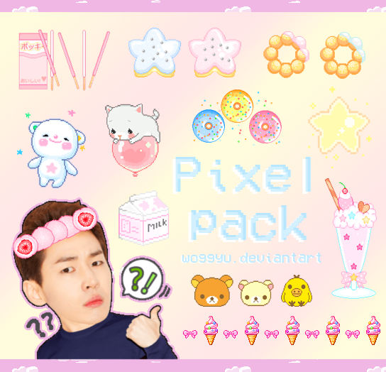 #Pixel pack by woggyu on DeviantArt