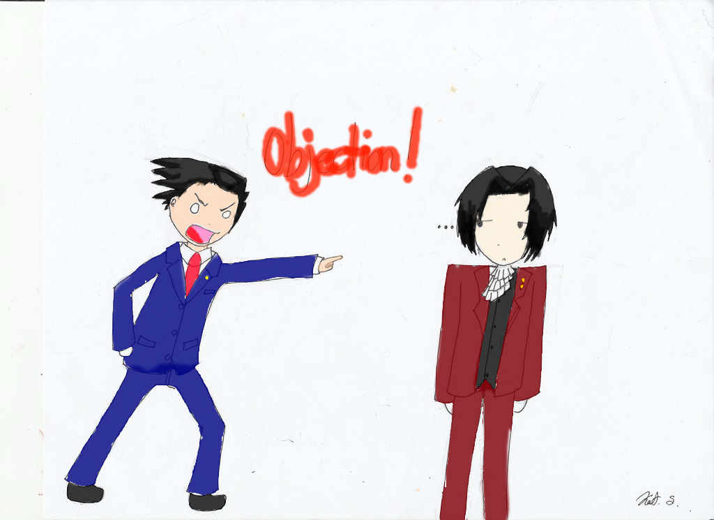 Objection! (My colored version) by Caustic-Kat on DeviantArt