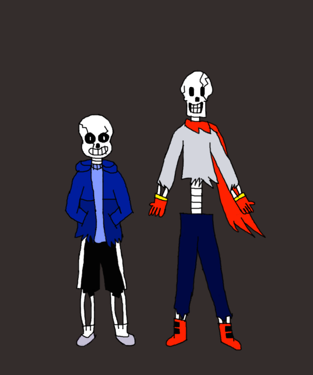 Brokentale Sans and Papyrus by Fionna158 on DeviantArt