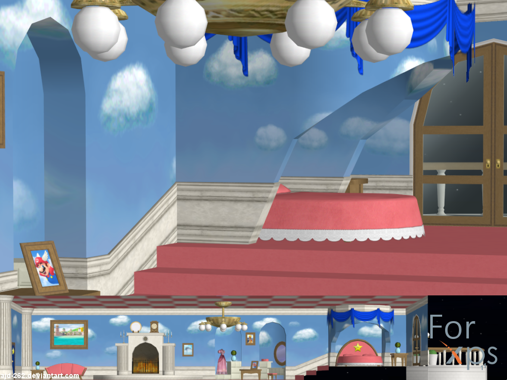 Peach's Room (PM) for XNALara by AJD-262 on DeviantArt