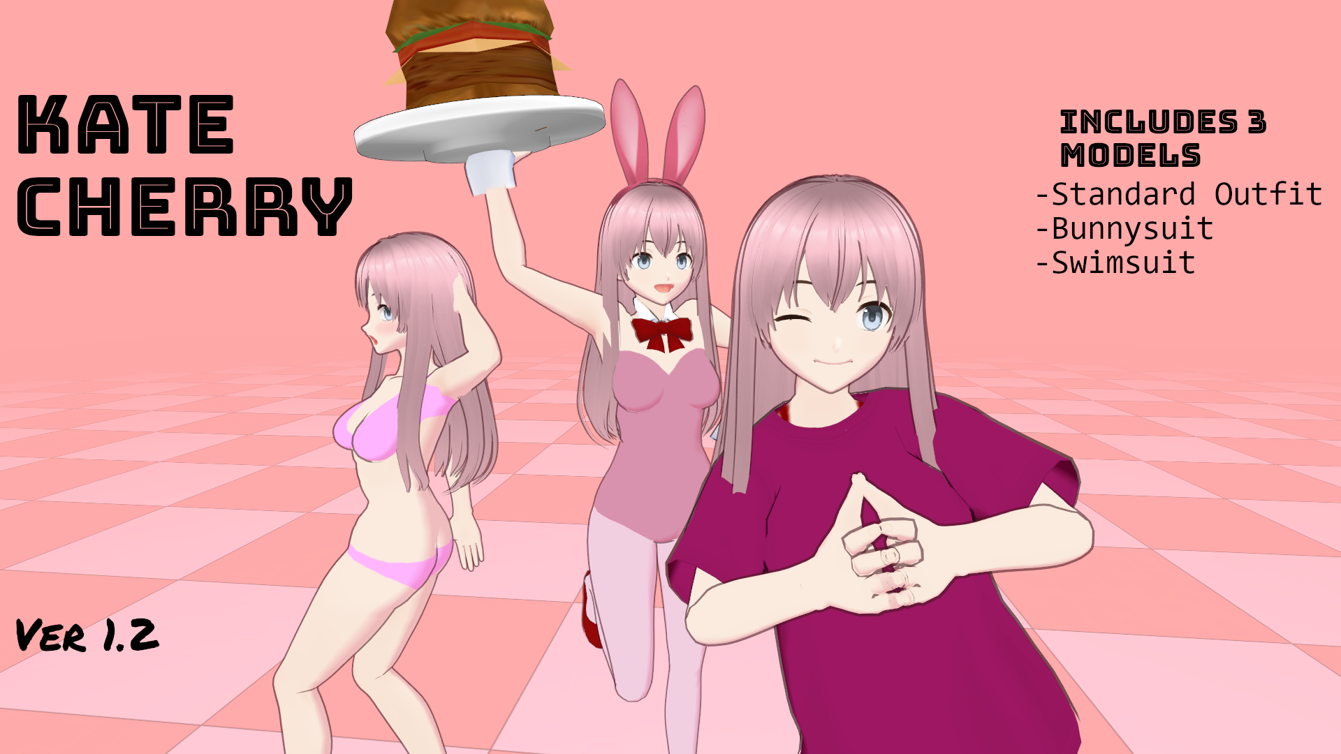 MMD Model Release: Kate Cherry by MonadoBoy16 on DeviantArt