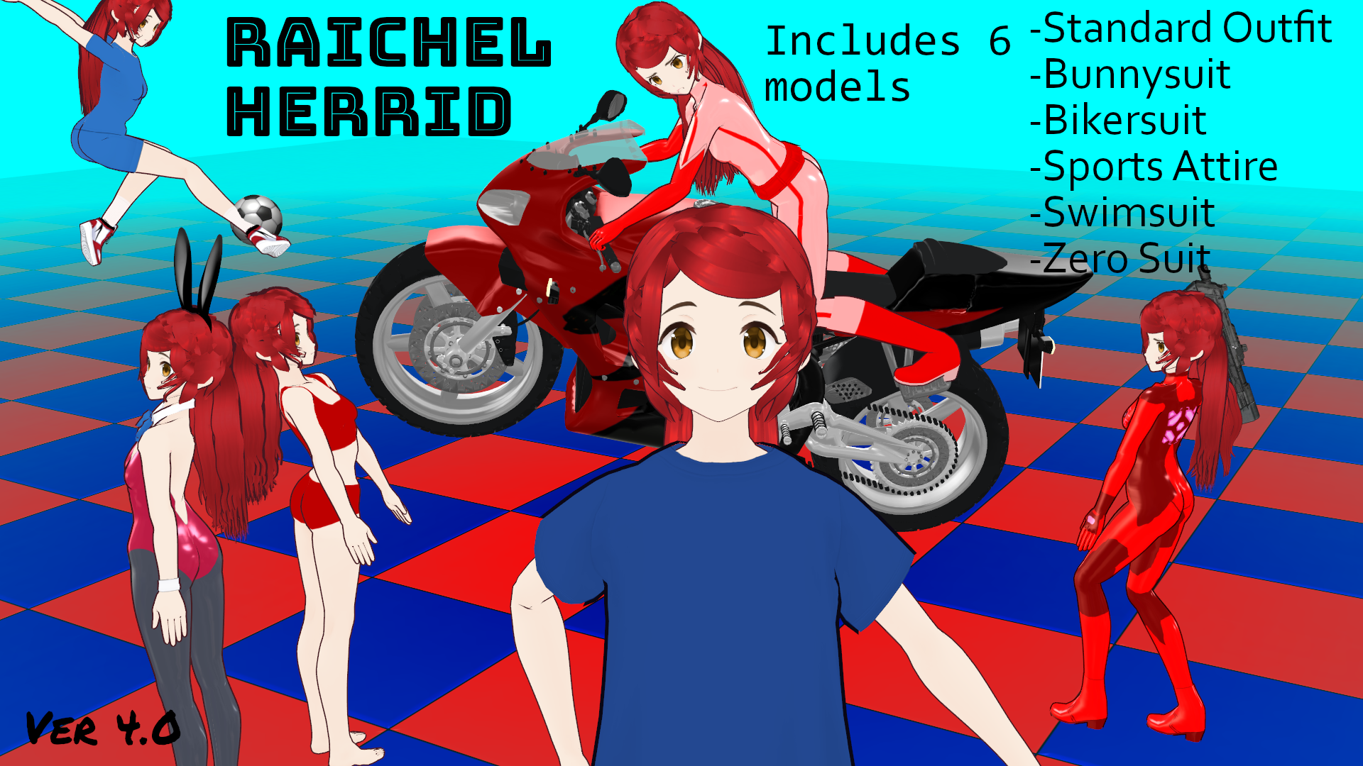 MMD Model Release: Raichel Herrid by MonadoBoy16 on DeviantArt