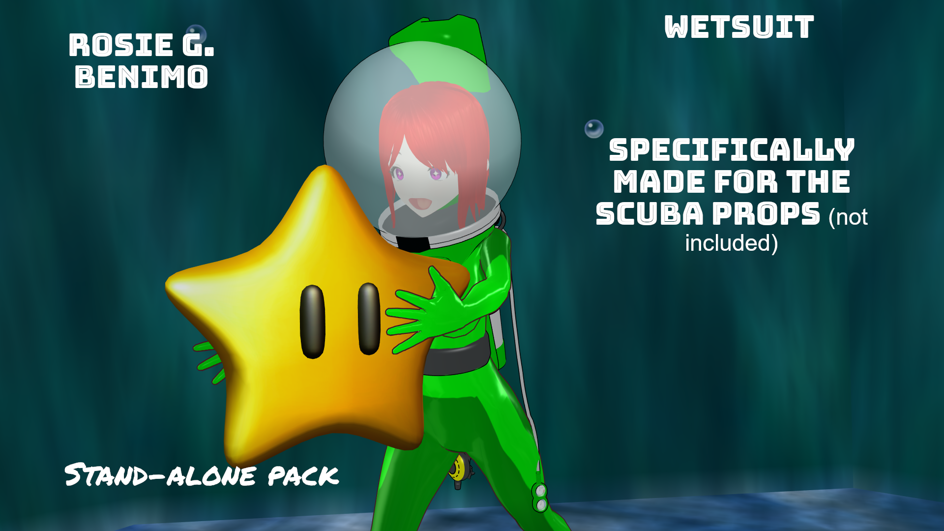 Wetsuit Rosie (Stand-Alone MMD Download) by MonadoBoy16 on DeviantArt