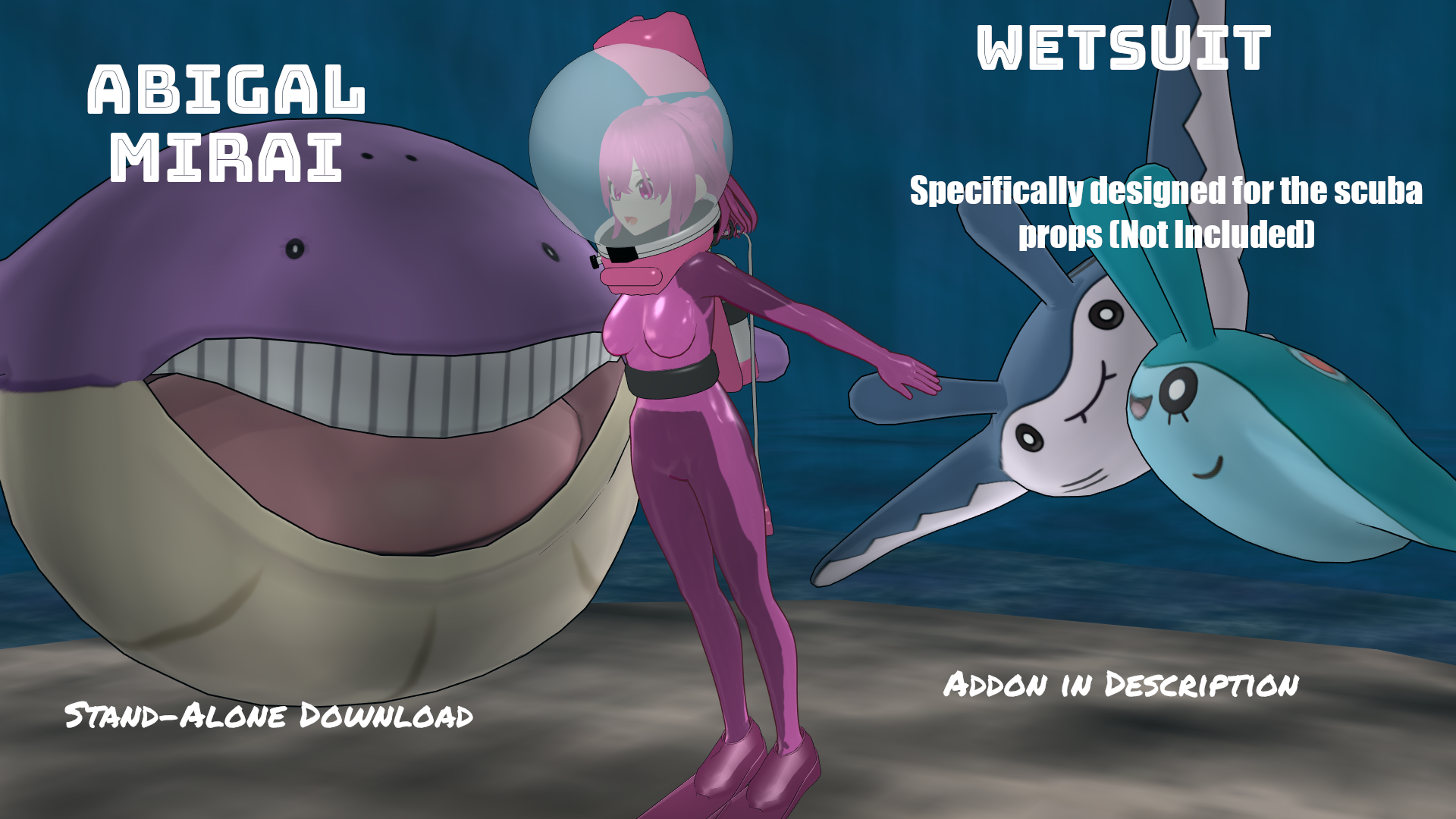 Wetsuit Abigal (Standalone MMD Download) by MonadoBoy16 on DeviantArt