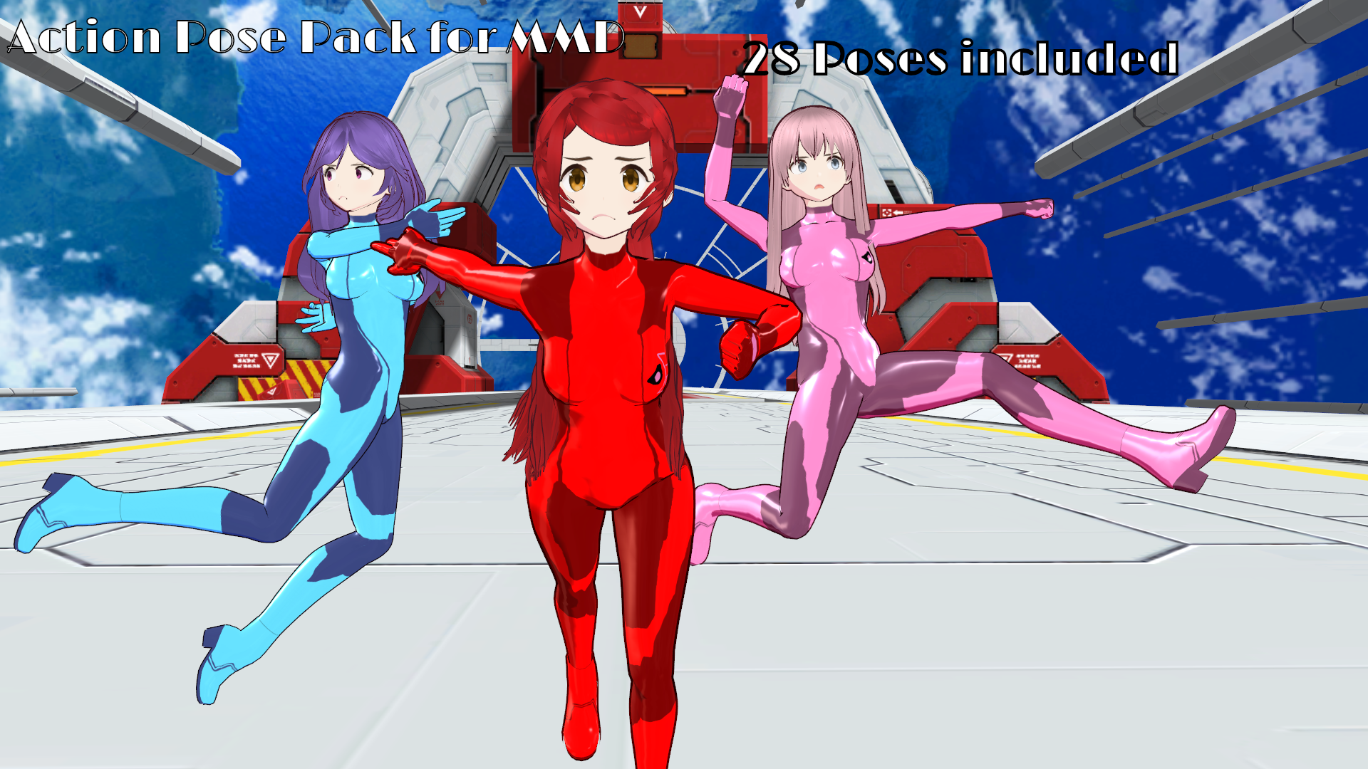 MMD Action Pose Pack (download) by MonadoBoy16 on DeviantArt
