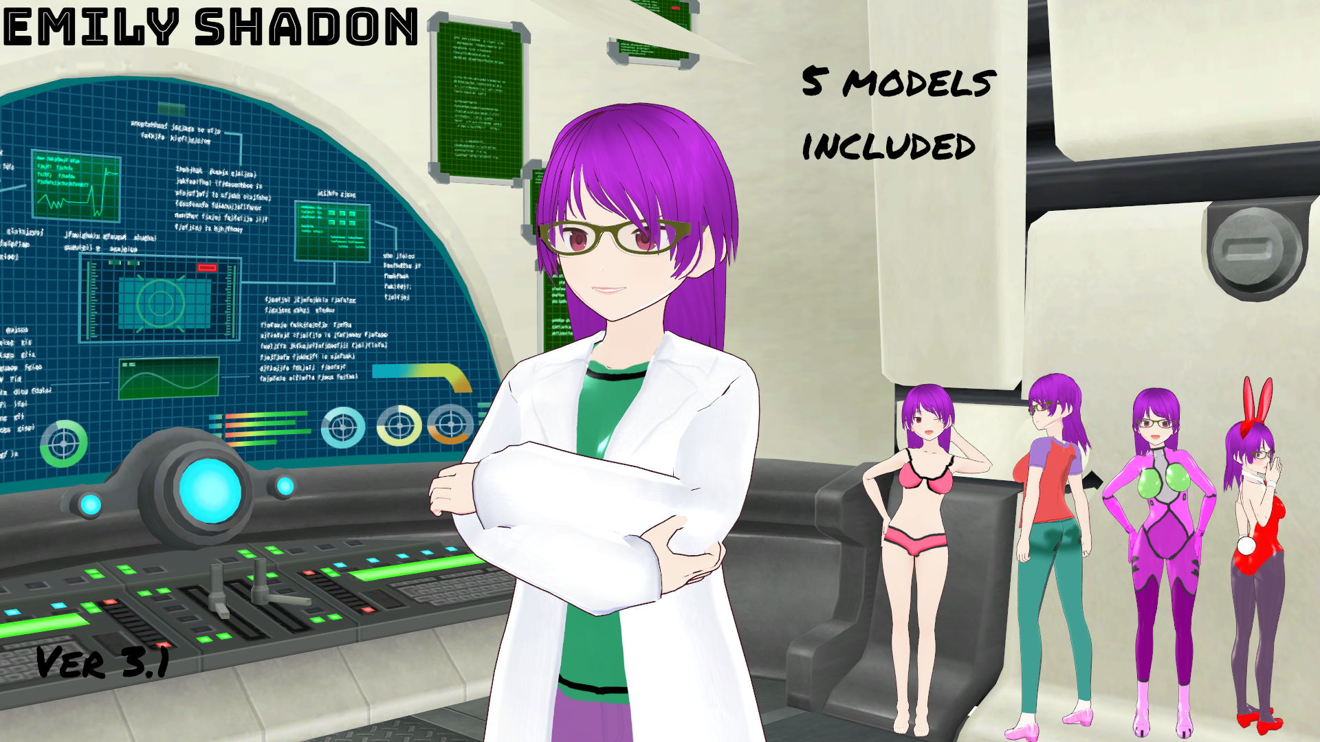 MMD Model Release: Emily Shadon by MonadoBoy16 on DeviantArt