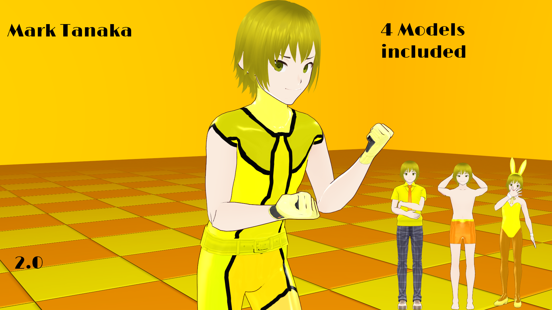 MMD Model Release: Mark Tanaka by MonadoBoy16 on DeviantArt