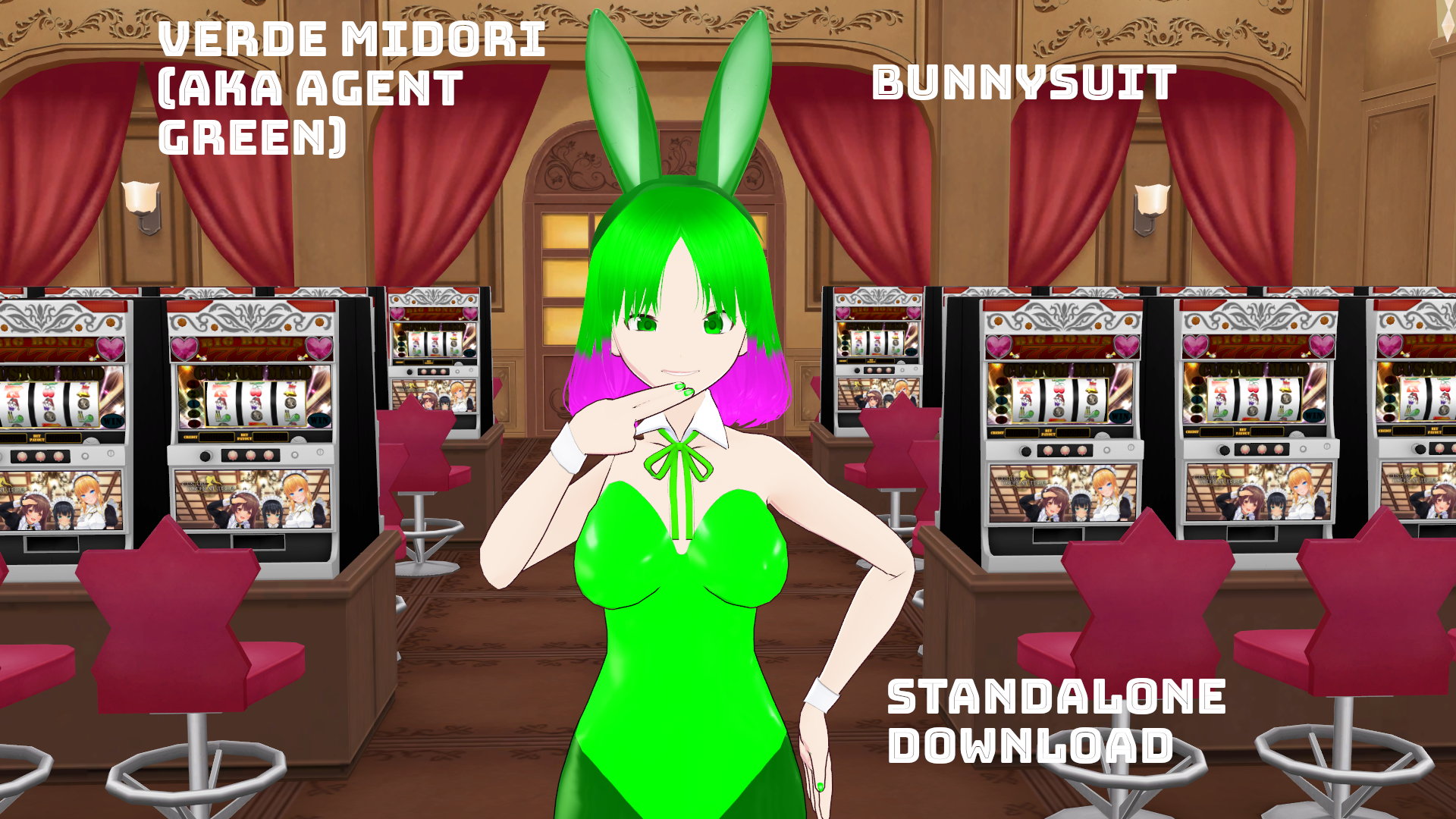 Bunny Agent Green: Standalone MMD Download by MonadoBoy16 on DeviantArt