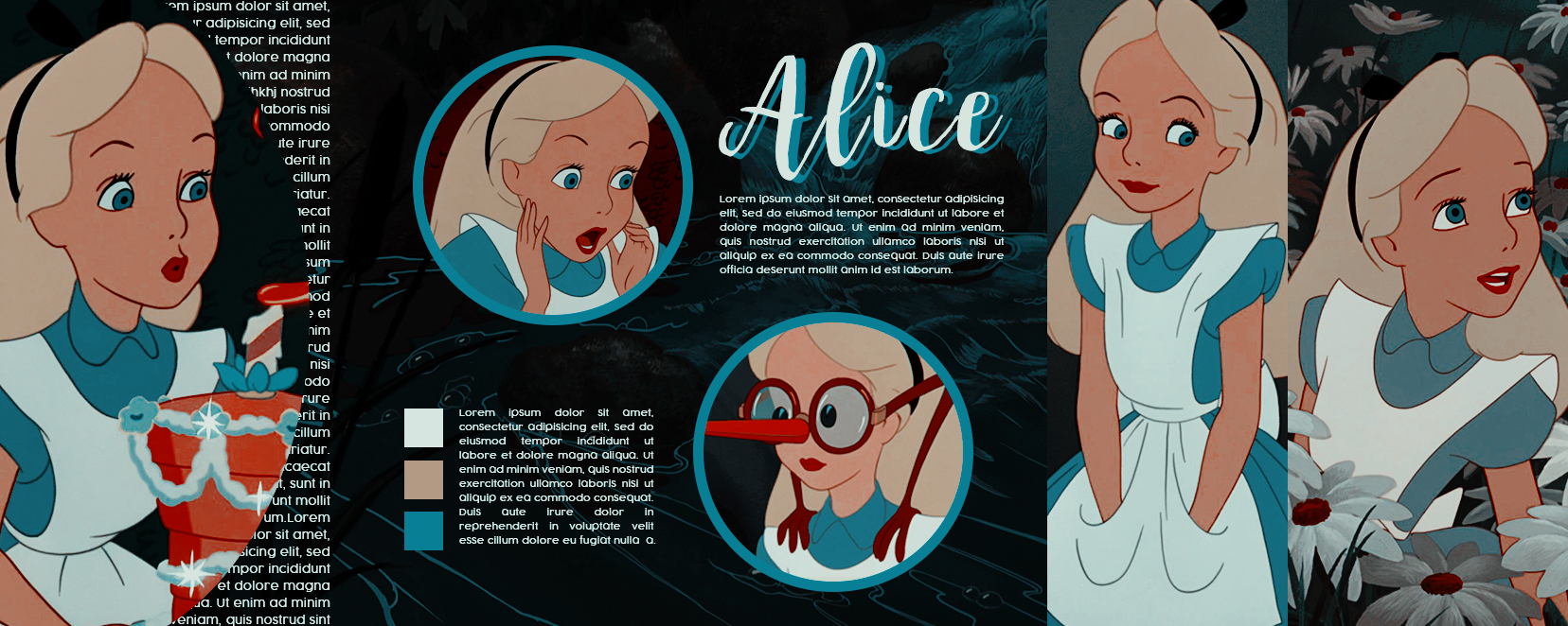 TEMPLATE O2 : ALICE IN WONDERLAND by heavydirtysui on DeviantArt