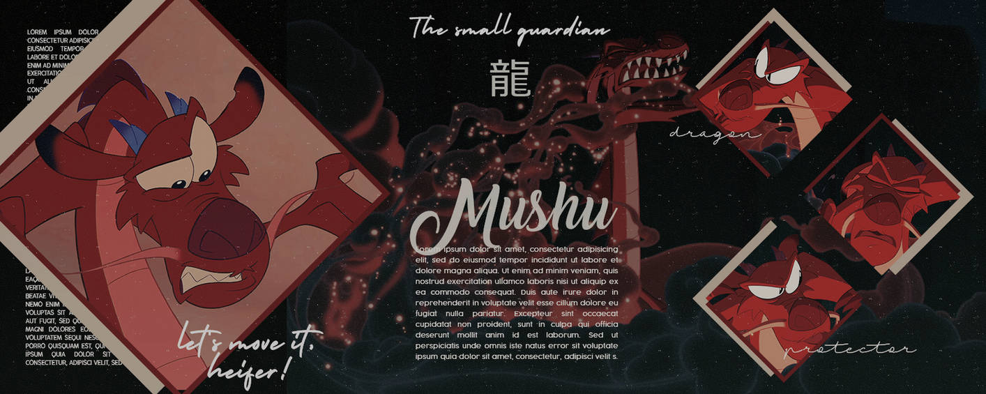TEMPLATE O3 : MUSHU by heavydirtysui on DeviantArt