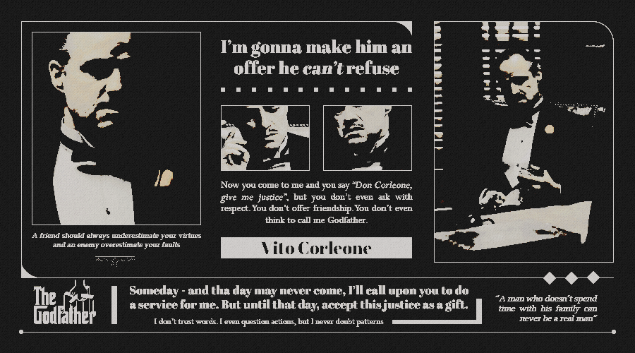 TEMPLATE 33 : THE GODFATHER by heavydirtysui on DeviantArt