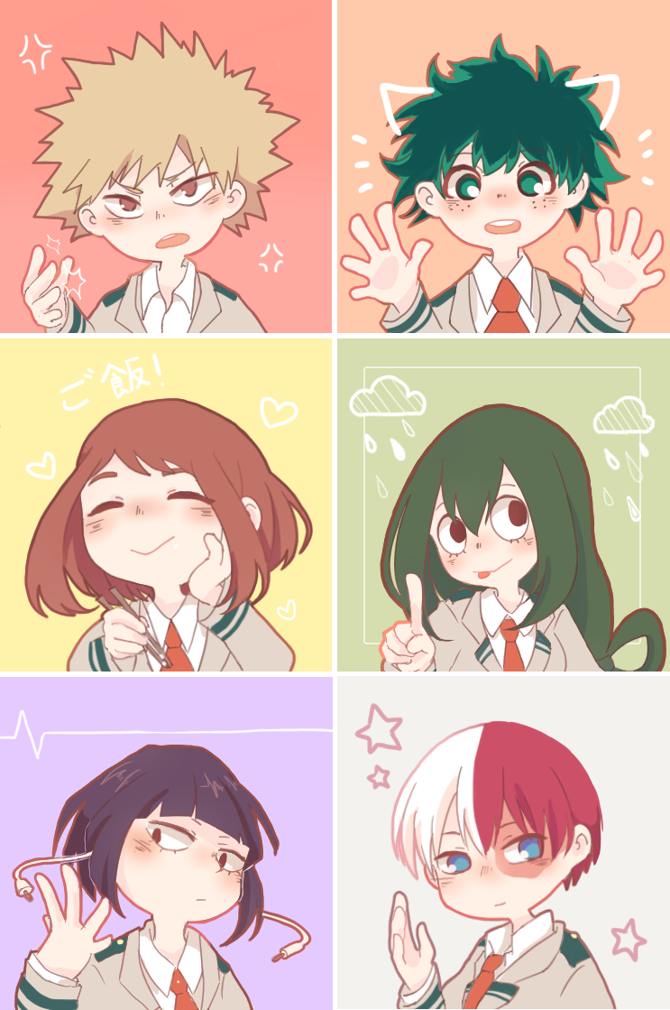 BNHA icons by Lovapples on DeviantArt