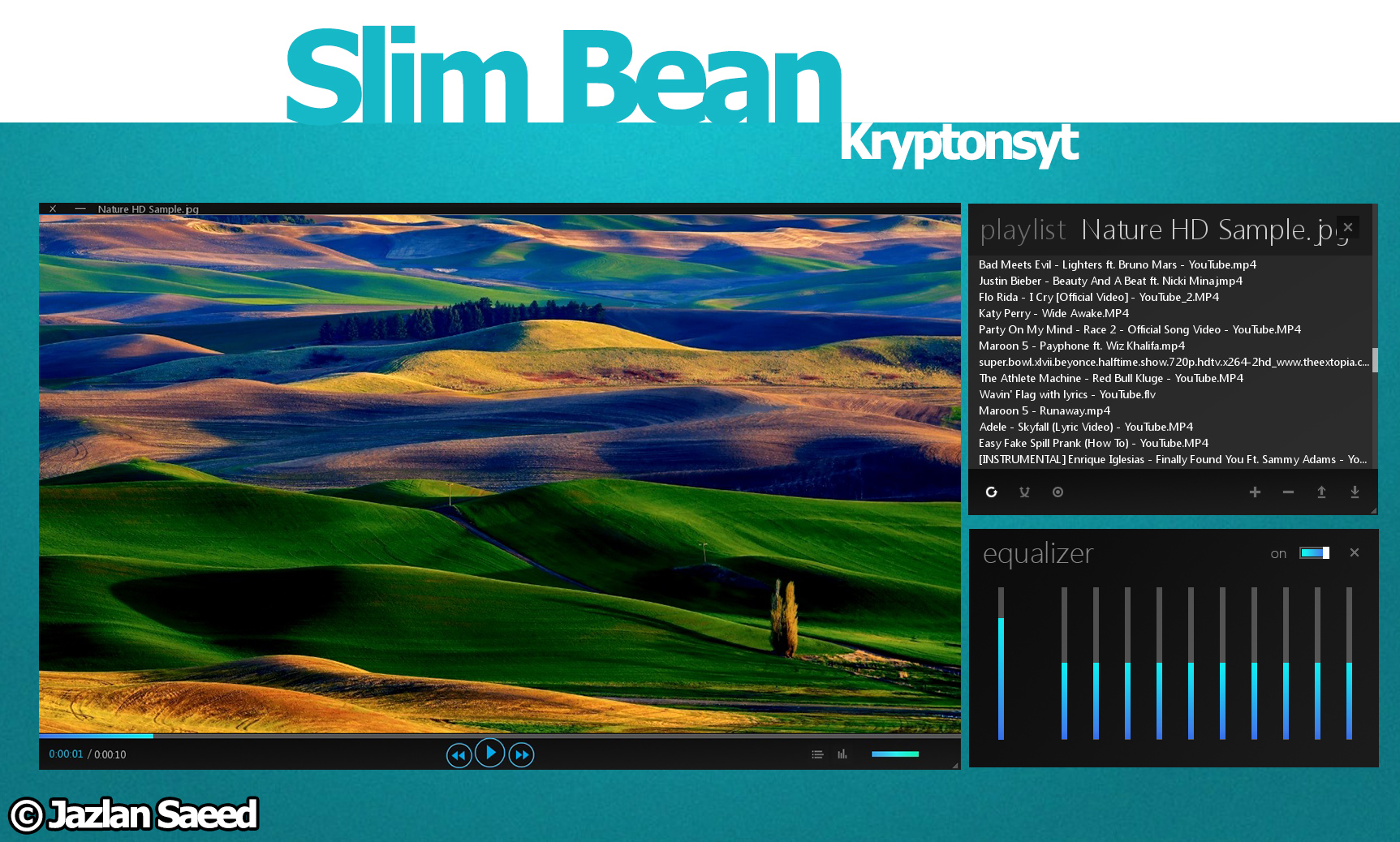 Slim Bean VlC Media Player Skin by KryptonSyt on DeviantArt