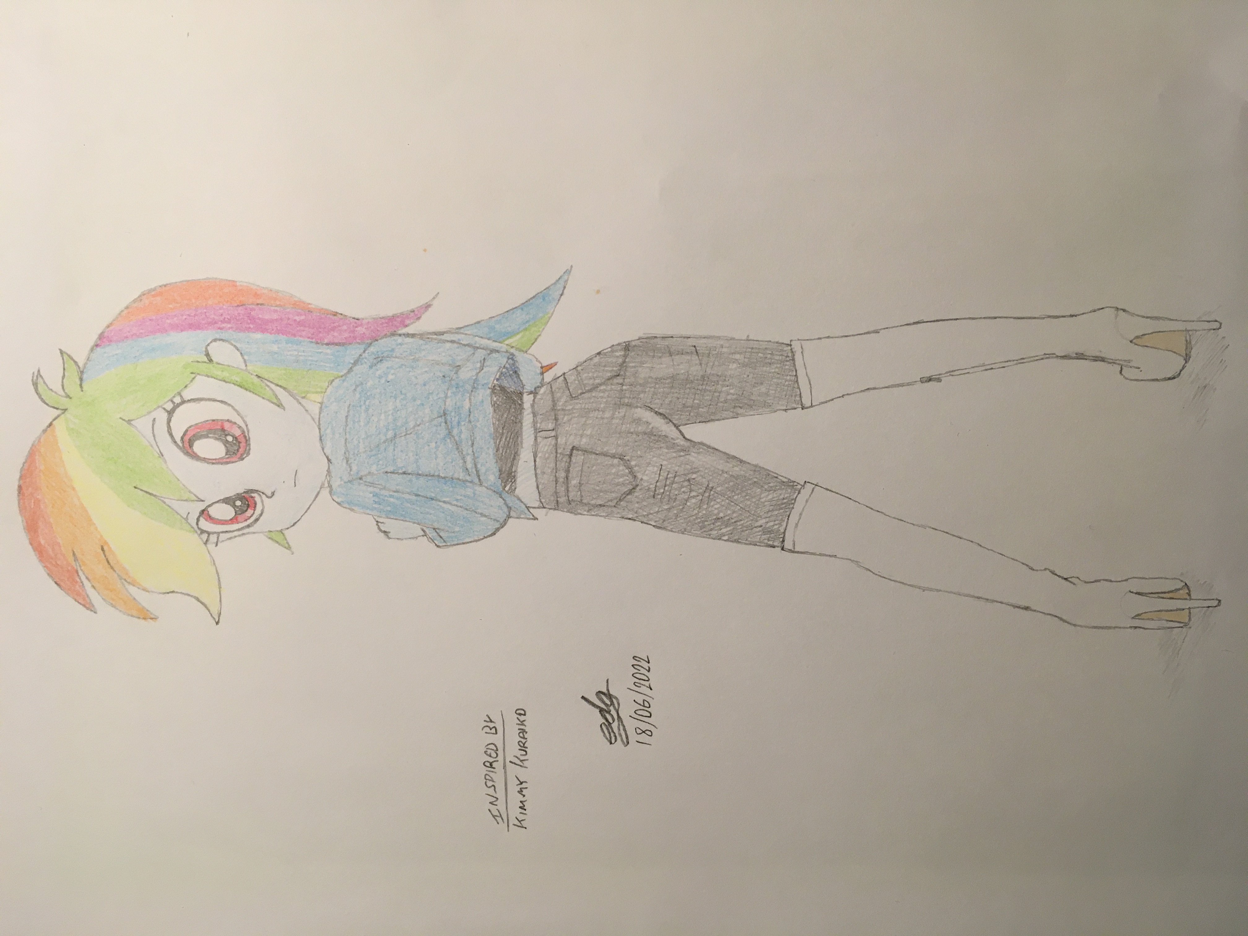Rainbow Dash - Paper Trace by GibsterBoy5 on DeviantArt