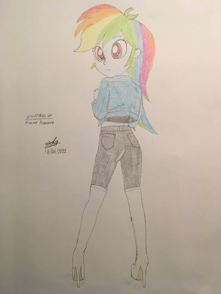 Rainbow Dash - Paper Trace by GibsterBoy5 on DeviantArt