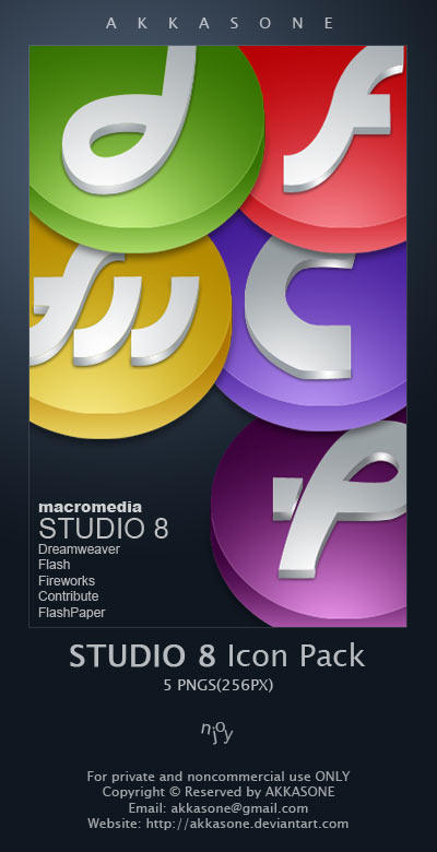 Macromedia STUDIO 8 Icons Pack by akkasone on DeviantArt