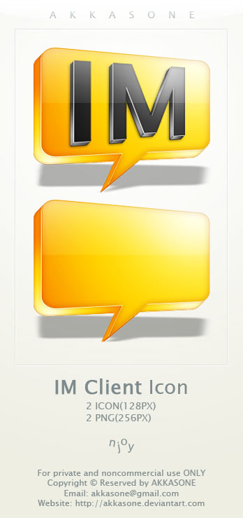 Instant Messenger Client Icon by akkasone on DeviantArt
