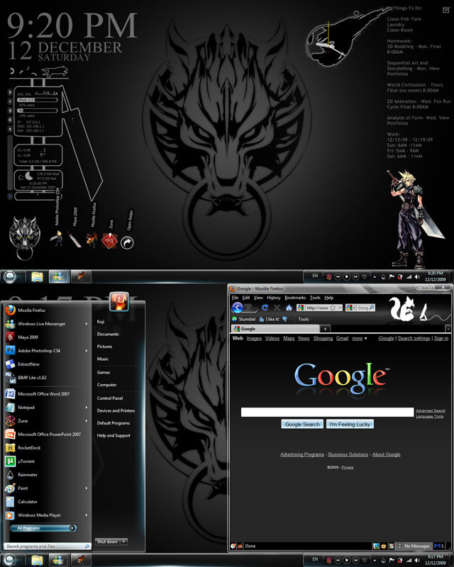 CloudyWolf Theme by LiveFox on DeviantArt