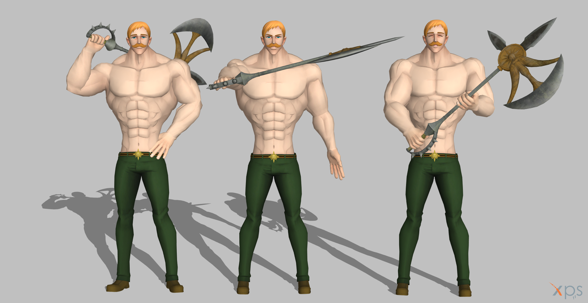 {XPS} TSDS: Knights of Britannia - Escanor (UPD) by MyllaDinX on DeviantArt