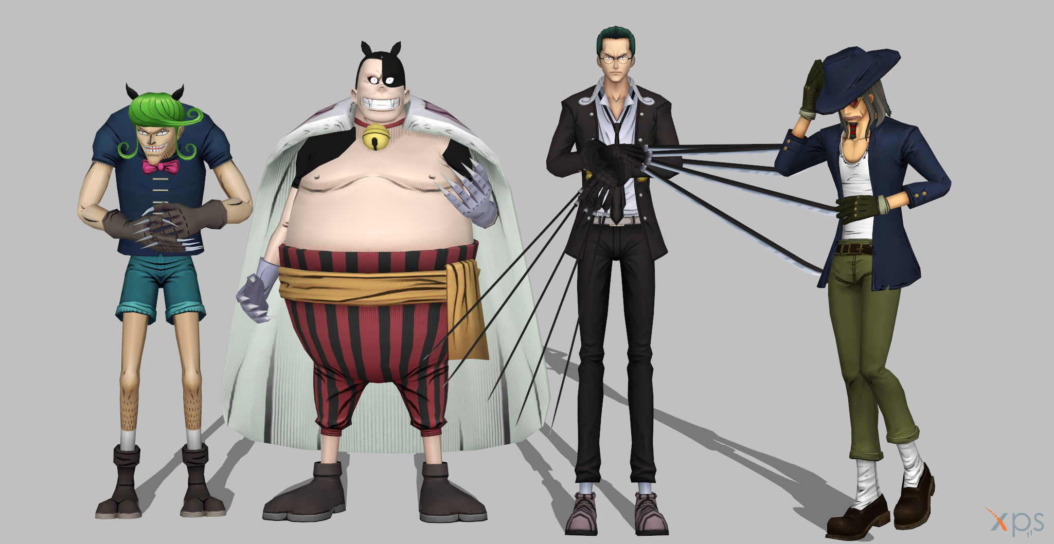 {XPS} One Piece: Burning Will - Pack 1 by MyllaDinX on DeviantArt