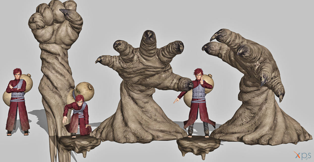 {XPS} JUMP FORCE - Gaara by MyllaDinX on DeviantArt