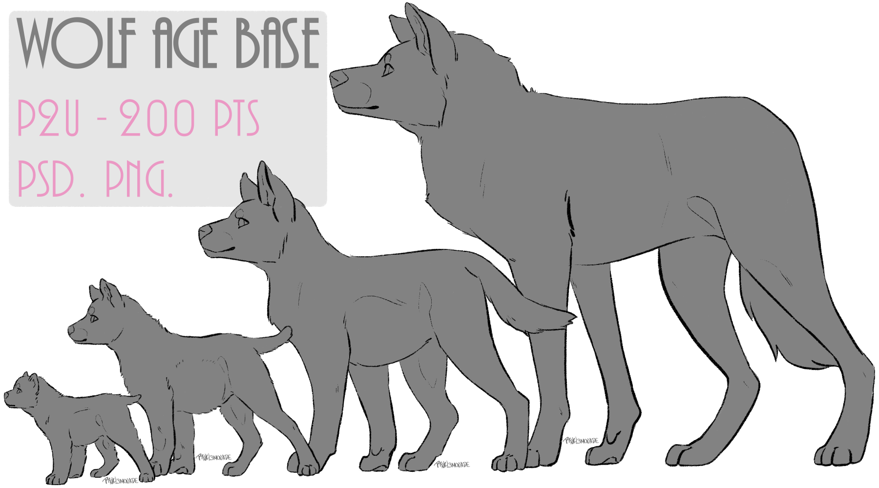 P2U Wolf Age Base by P1nk-L3monade on DeviantArt