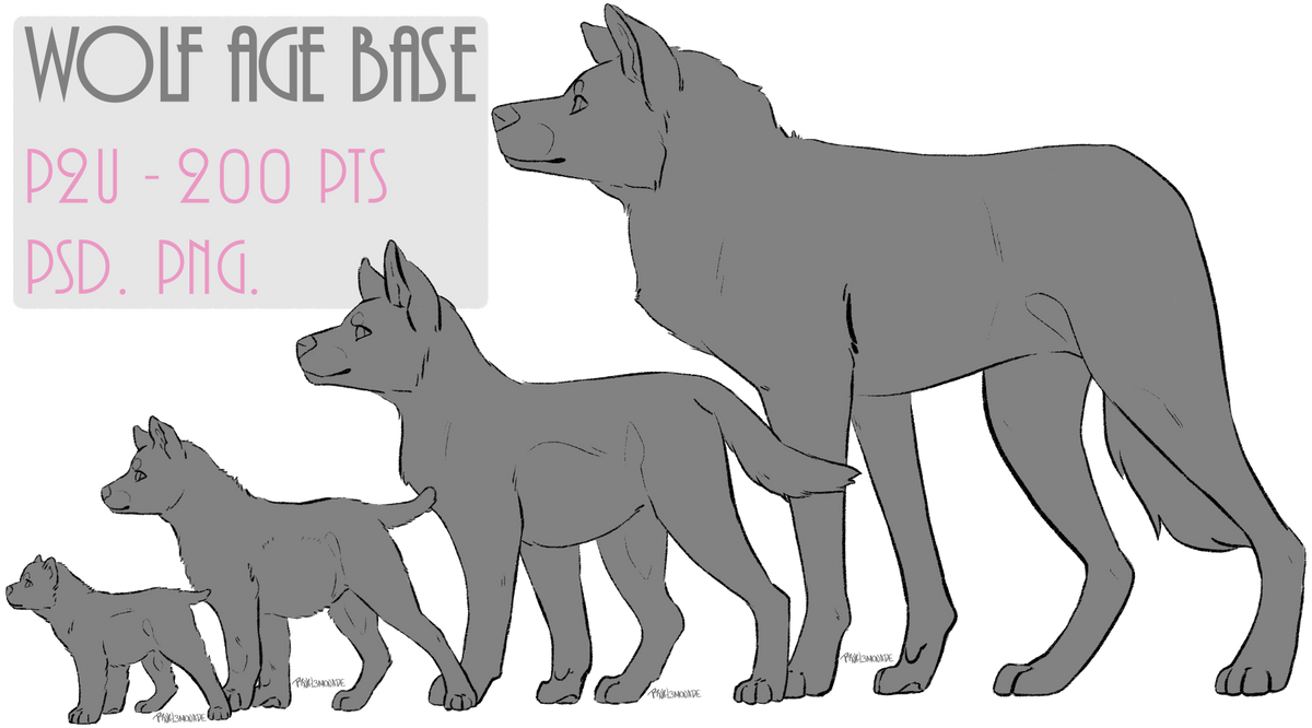 P2U Wolf Age Base by P1nk-L3monade on DeviantArt