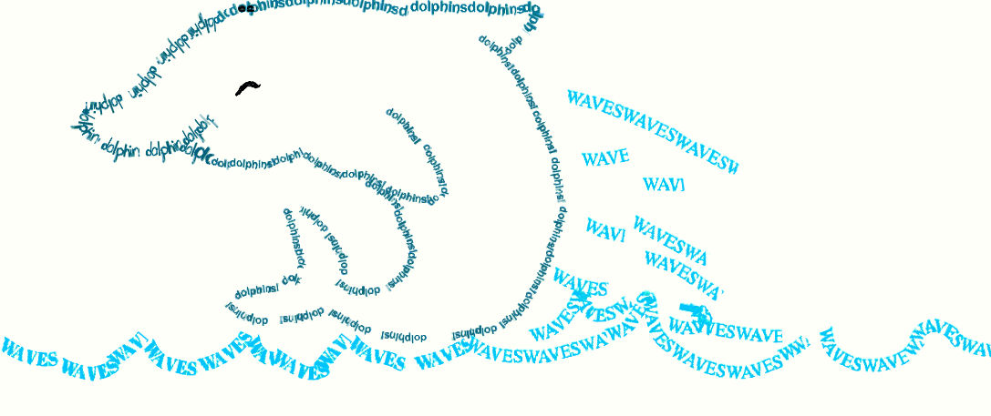 word dolphin by Peaceloveanddrawing on DeviantArt