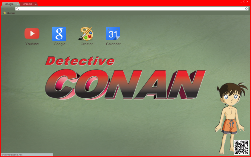 Detective Conan Chrome Theme by vqiamiracle on DeviantArt