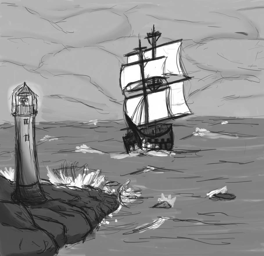 Stormy night by izakor on DeviantArt