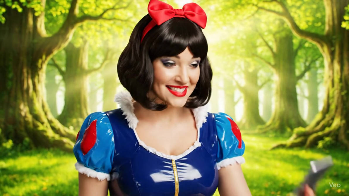 Snow White Latex Selfie In Magic Forest by Gordon2024 on DeviantArt