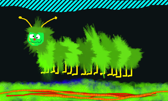 Fuzzy Worm by AVRICCI on DeviantArt