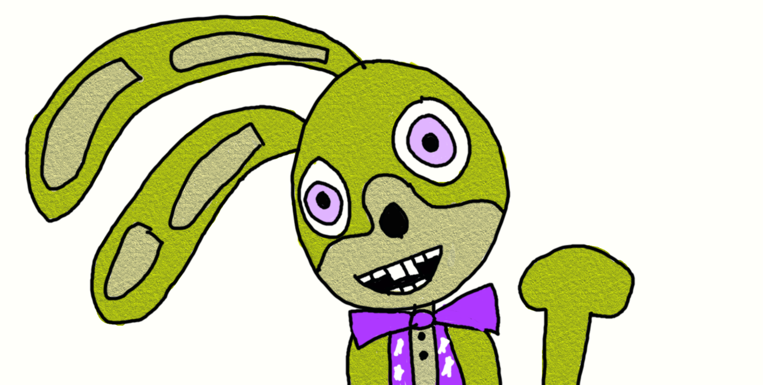 Glitchtrap waving request by testedcatdraws on DeviantArt
