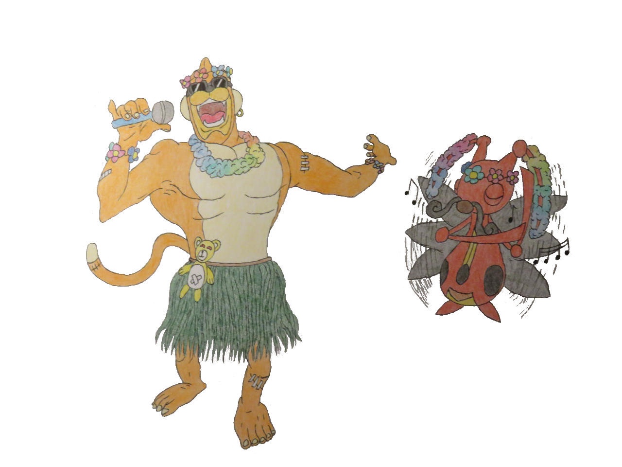 BnB charity collab - Alolan(?) folk band by wastelander-nick on DeviantArt