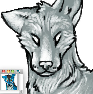Free wolf avatar template by Bohoo on DeviantArt