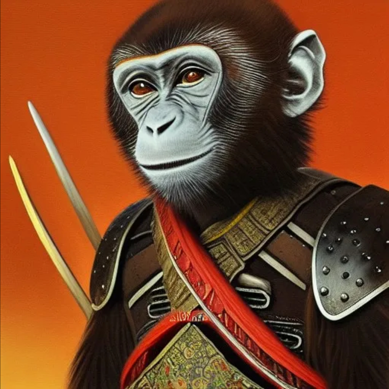 Samurai Monkey by H1Welc0metoChilis on DeviantArt