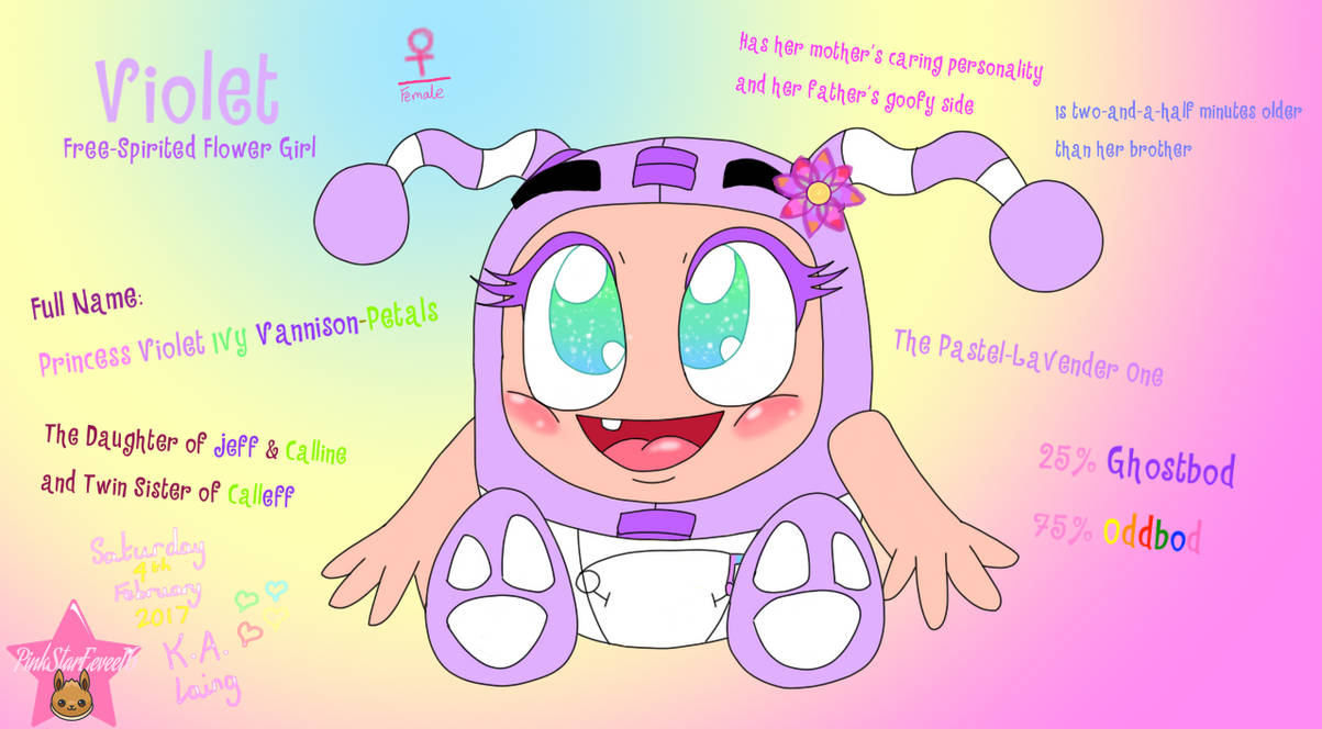 Oddbods Children OCs | Violet by PinkStarEevee16 on DeviantArt