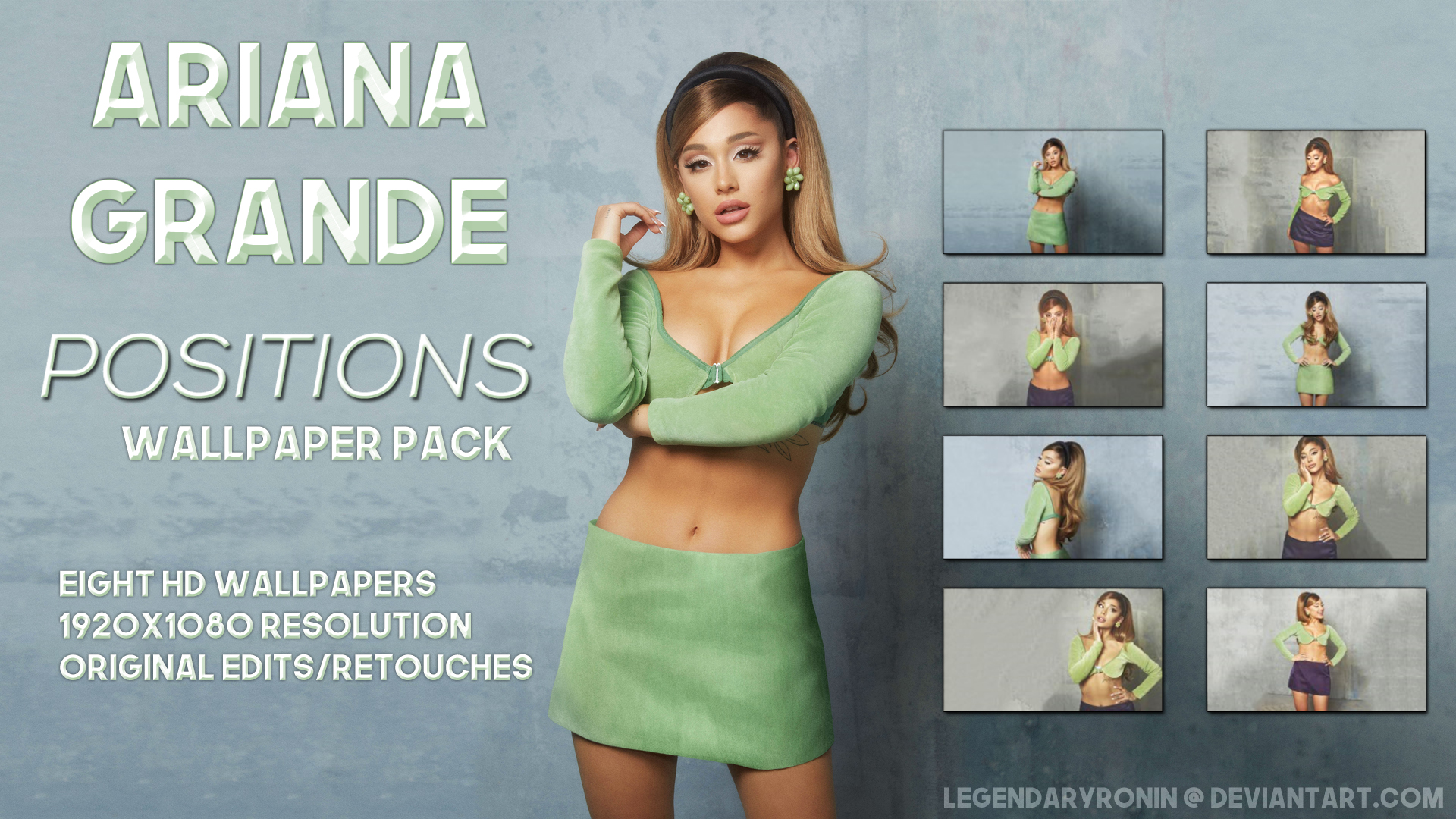 Ariana Grande Positions Wallpaper Pack by LegendaryRonin on DeviantArt