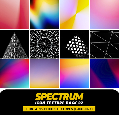 Icon Texture Pack 02 - Spectrum by bdenstrophywife on DeviantArt