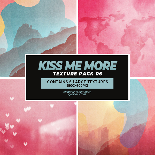 Texture Pack 06 - Kiss Me More by bdenstrophywife on DeviantArt