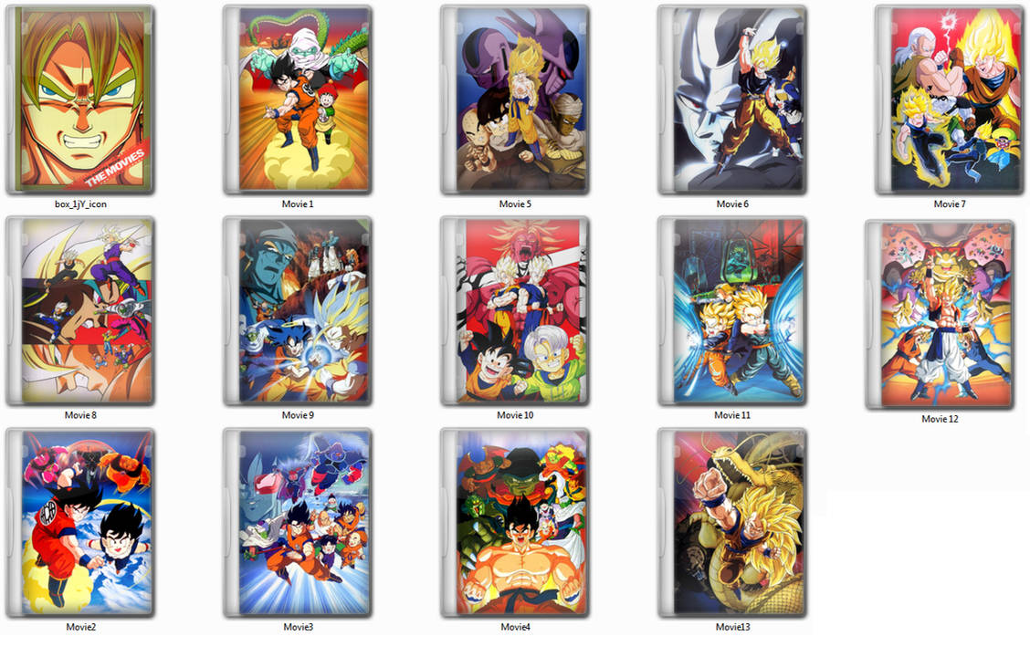 Dragon Box Movies - Dragon Ball Z ICO icons by SylentEcho88 on DeviantArt