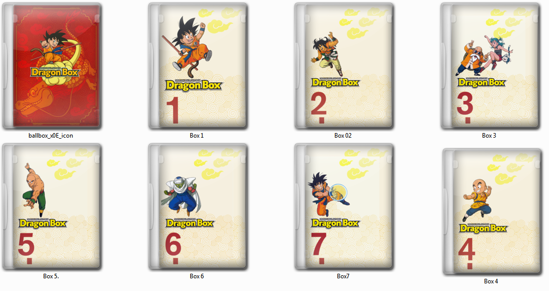 Dragon Ball Dragon Box ICO icons by SylentEcho88 on DeviantArt