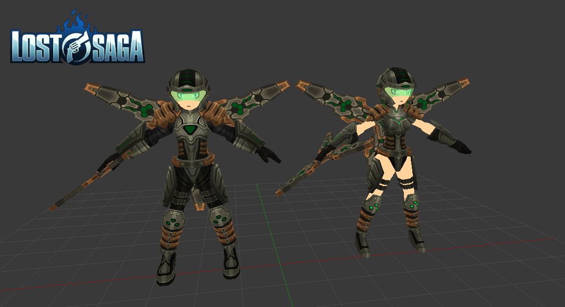 Lost Saga Buster FBX pack by megaman-gear100 on DeviantArt
